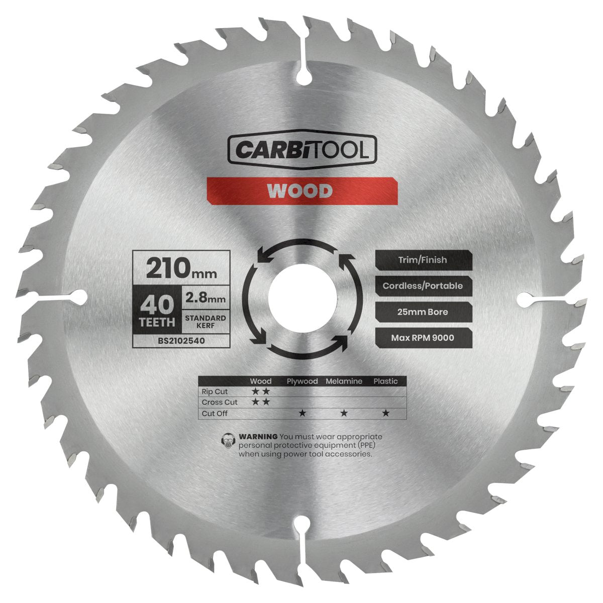 210 mm x 40T Portable Wood Cutting Circular Saw – Sharp Edge Aust