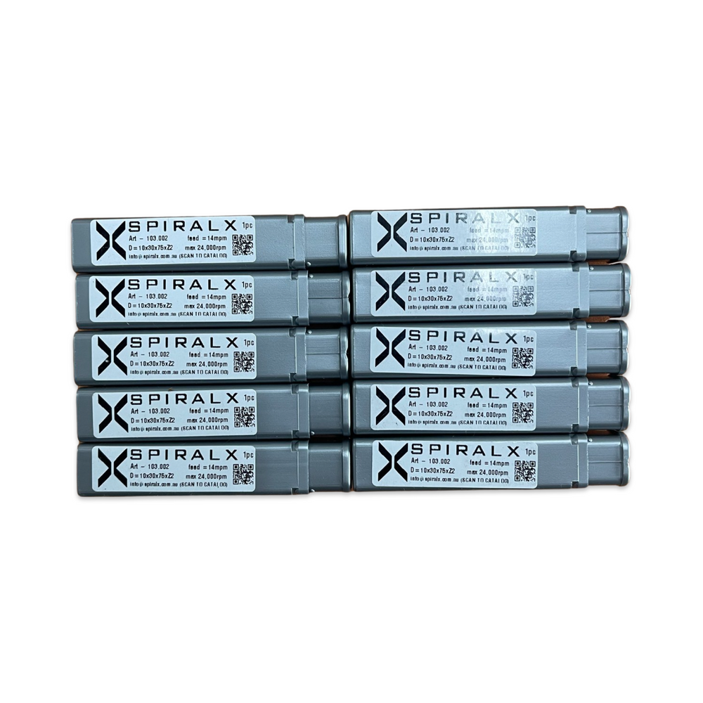 Compression Cutter 2 Flute 10 Mm Spiralx 103002 Sharp Edge Aust