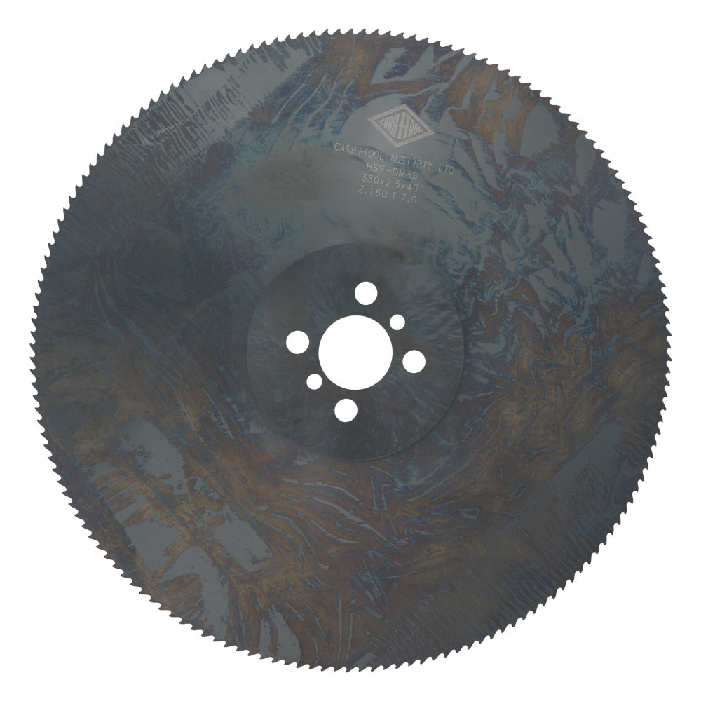 HSS Circular Cold Saw for Metal 350 X 2.5 X 40 X 180T - DM05 Vapour Tr ...